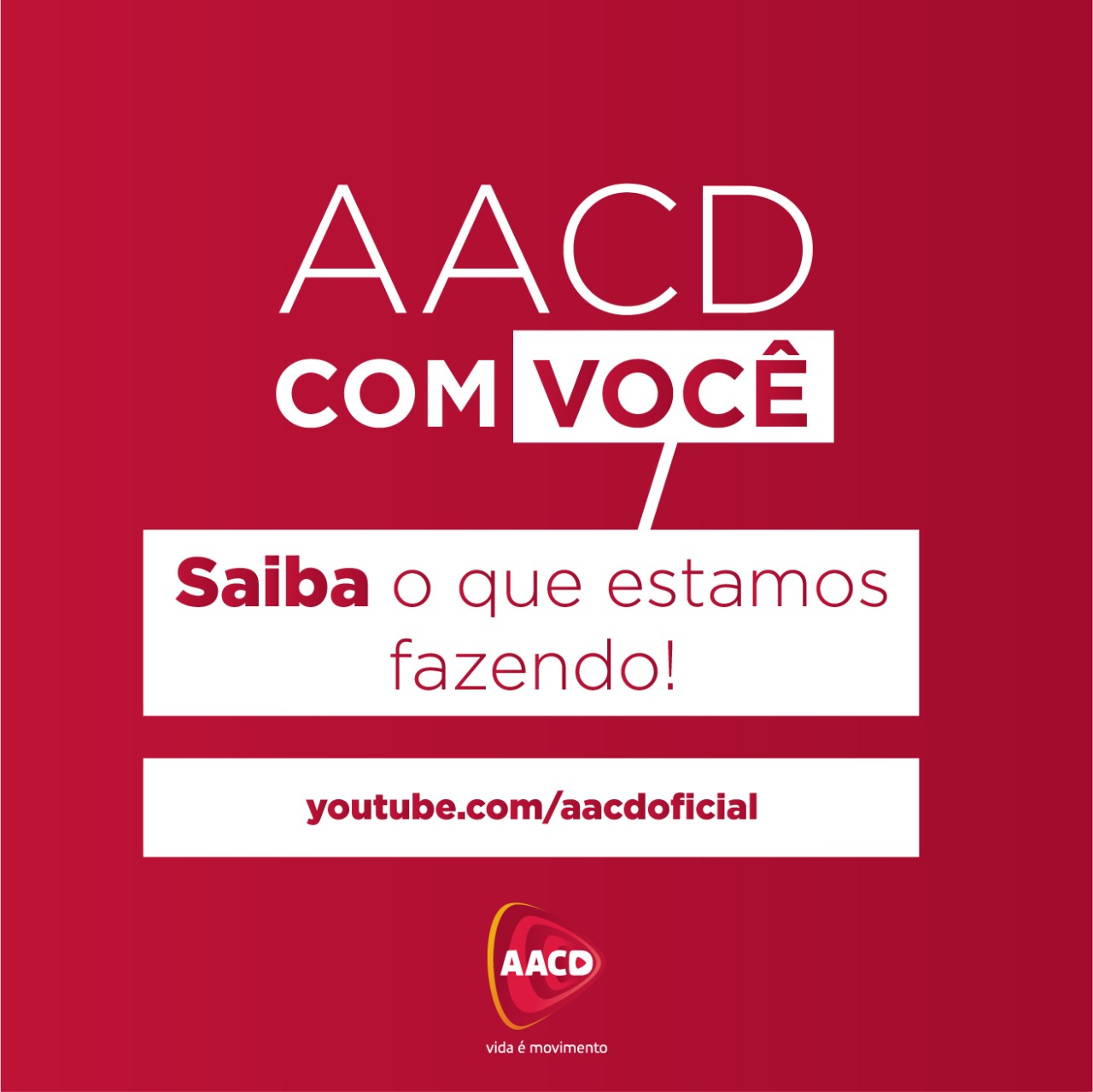 AACD com você | Saiba o que estamos fazendo pelos pacientes - AACD